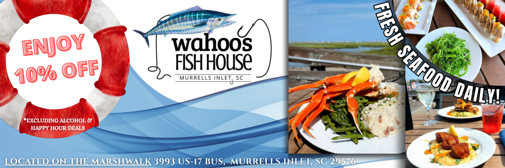 Wahoos Rectangle Ad - The Golf Source of Myrtle Beach