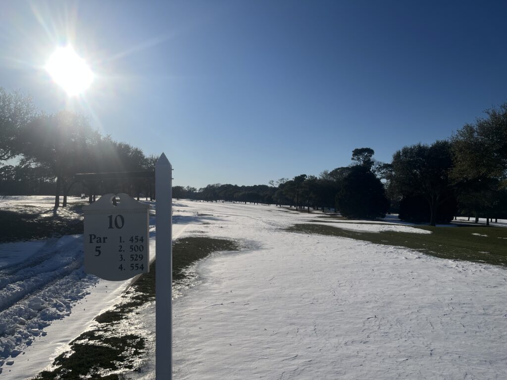 Myrtle Beach area courses reopening after thawing, emerging from snow ...